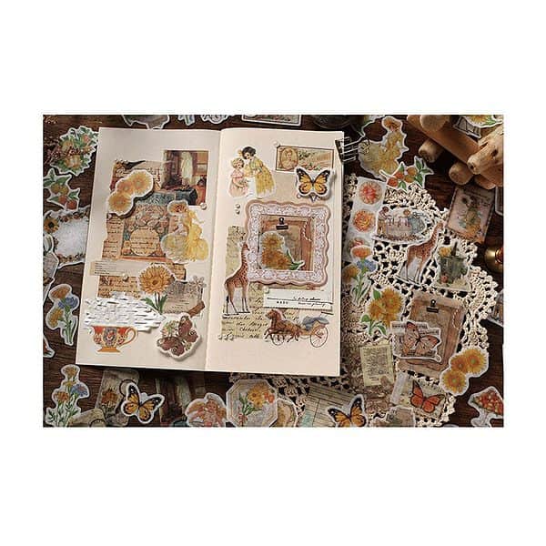 Decorative Paper Sticker Sets - 100 Pieces - La Laila