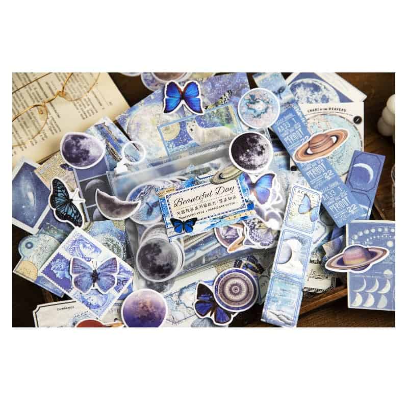 Aesthetic Scrapbook Supplies Kit - 200 Pieces - La Laila