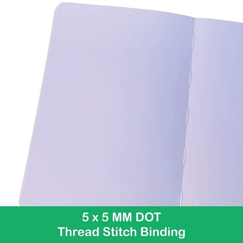 Bullet Dot Grid Journal A5 - 180gsm Bamboo White Paper