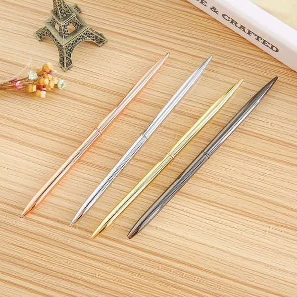 Slim Metal Ballpoint Pens - Gold, Silver, Rose Gold, Gunmetal