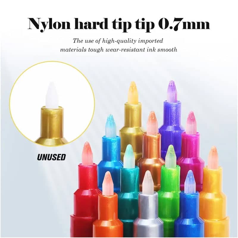 Super Metallic Marker Set of 12 - La Laila