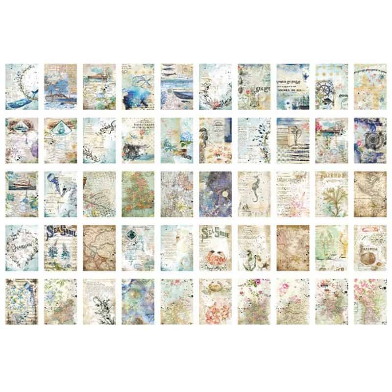 Scrapbook Paper Booklet Ocean Blue