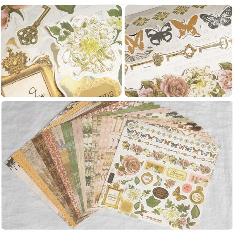 Vintage Scrapbook Paper Patterns