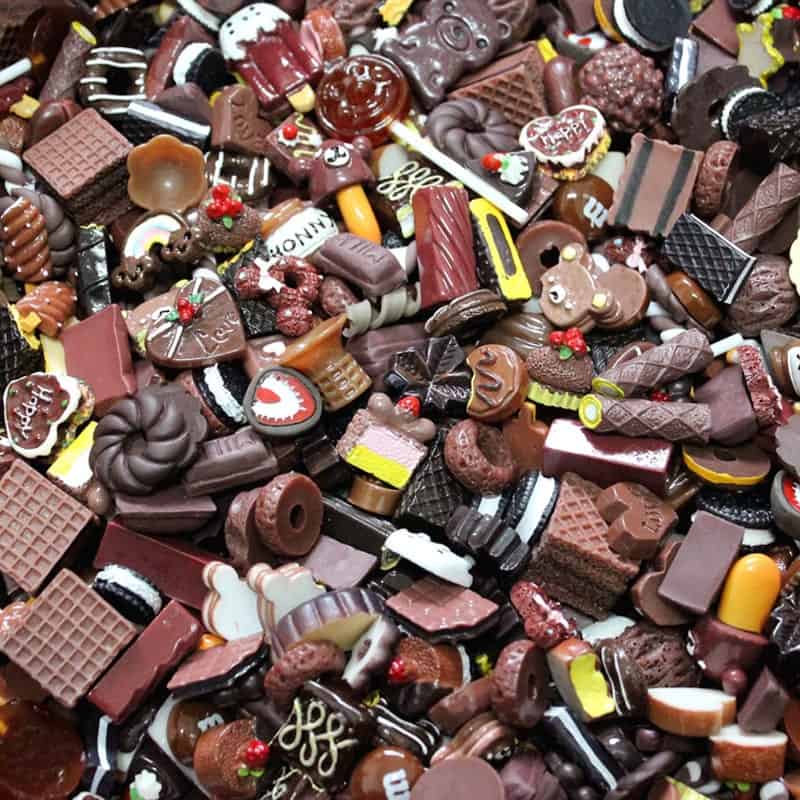 Sweet Chocolate Resin Charms