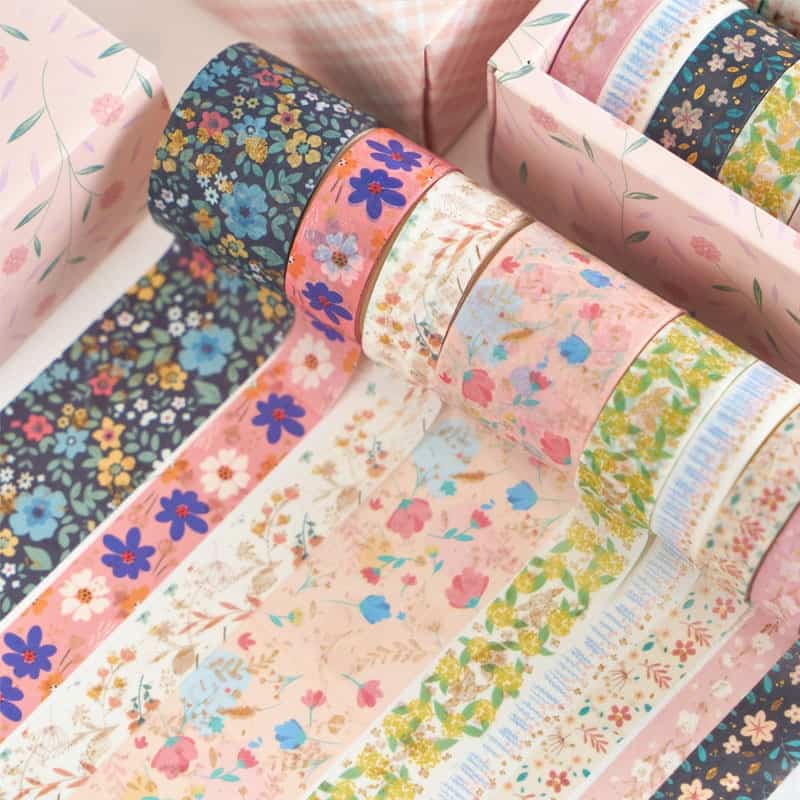 Washi Tapes Blue Set - Gift Box - Oceanic - 12 Rolls