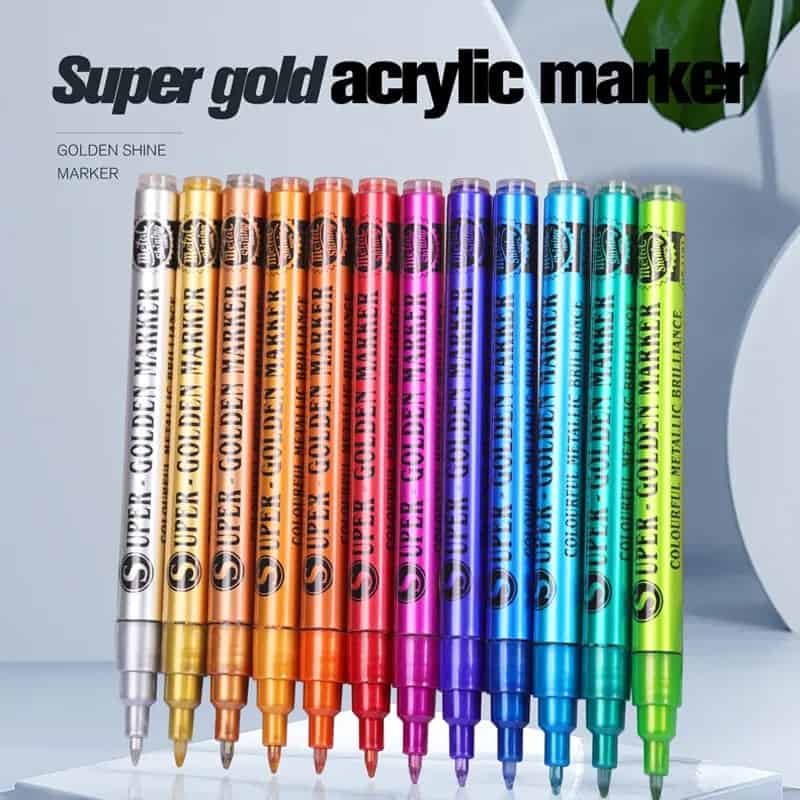 Super Metallic Marker Set of 12 - La Laila